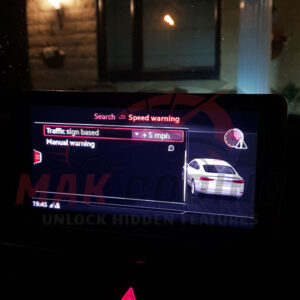 Audi Road Sign Recognition Activation - MAK Coding