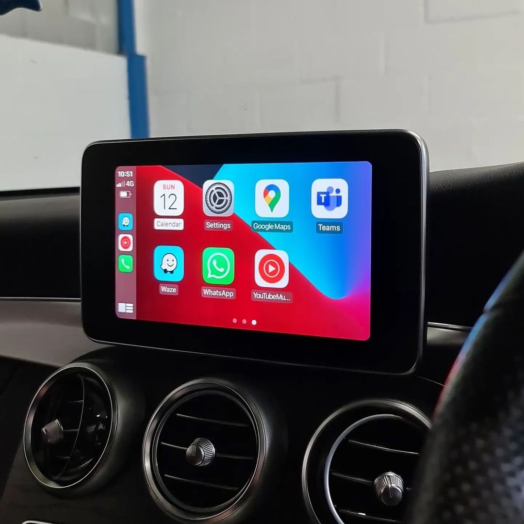 Mercedes C Class Coupe Fitted with Wireless CarPlay/Android Auto - MAK ...