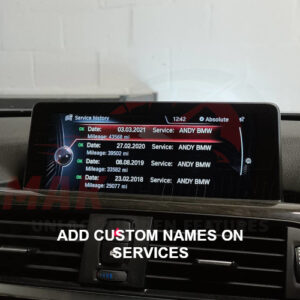 BMW Update Service History iDrive - F/G Series - MAK Coding